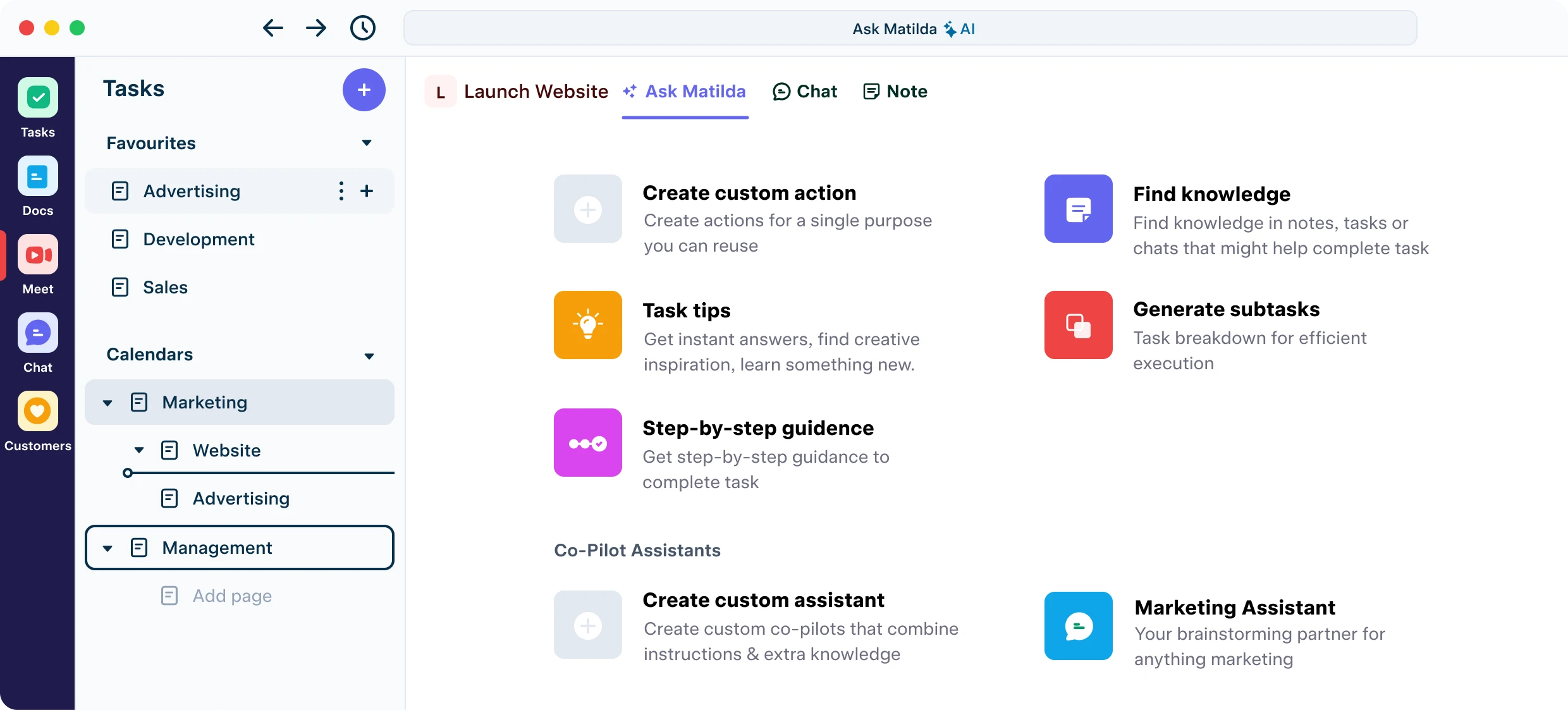 Matilda - Teamwork Simplified