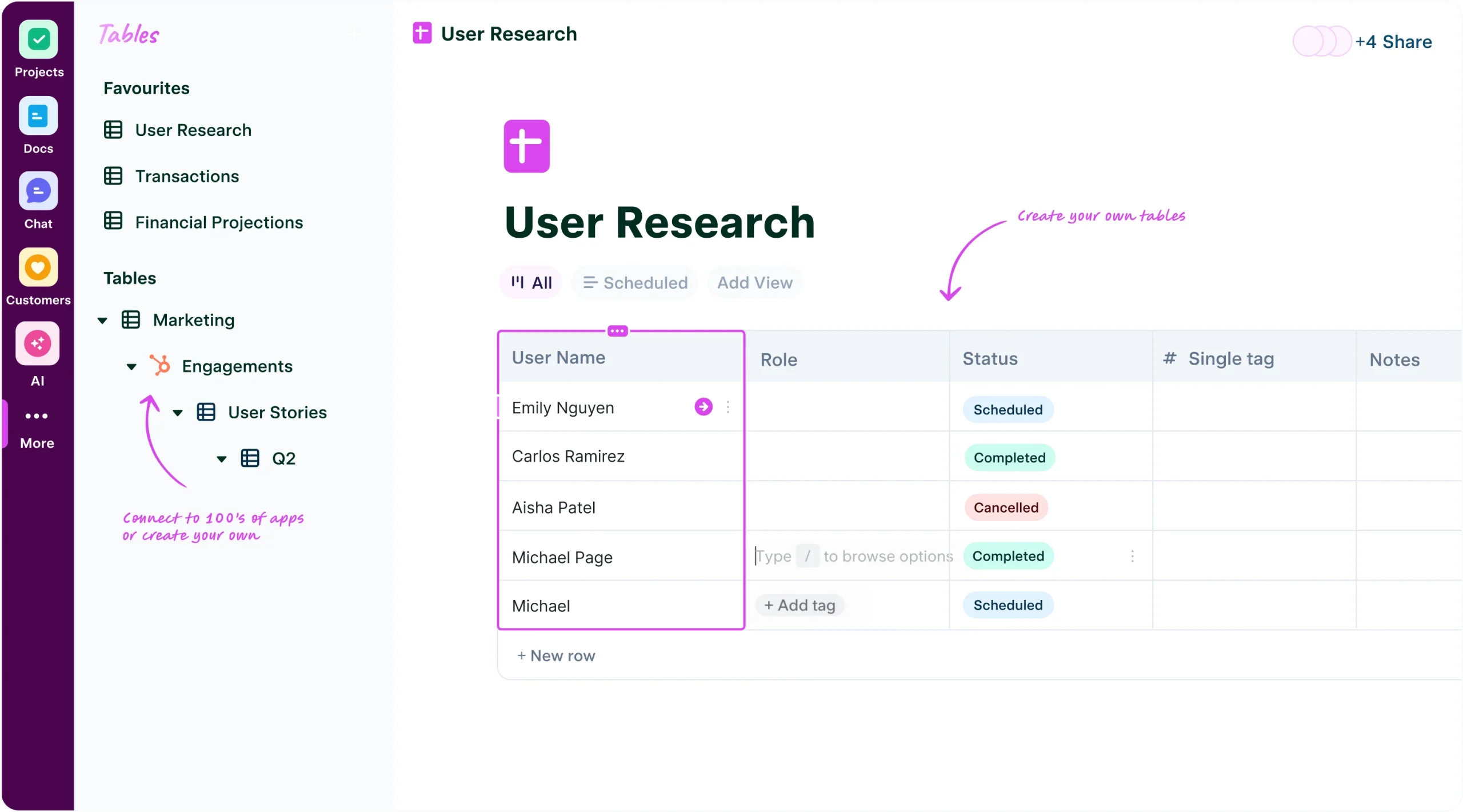 All-In-One Workspace - Matilda Workspace